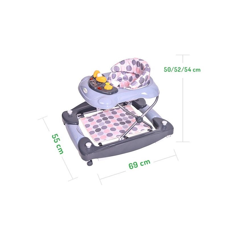 Premergator Interactiv IDL Baby Step pliabil pentru bebelusi cu panou ...