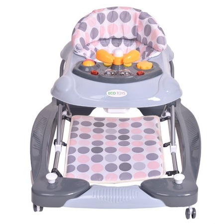 Premergator Interactiv IDL Baby Step pliabil pentru bebelusi cu panou ...