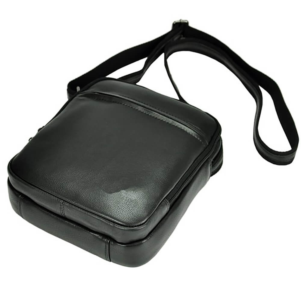 Geanta umar barbati piele naturala GBU521, Negru - eMAG.ro