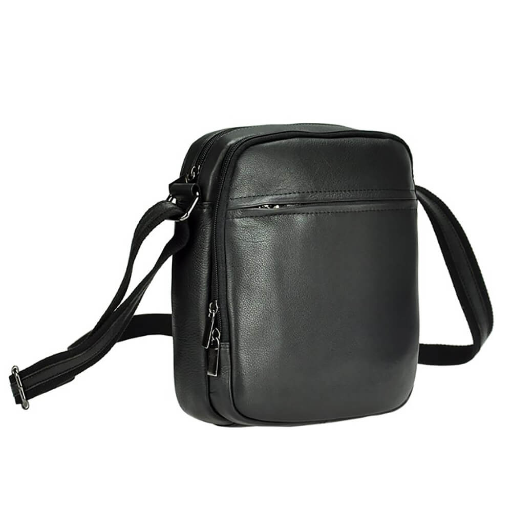 Geanta umar barbati piele naturala GBU521, Negru - eMAG.ro