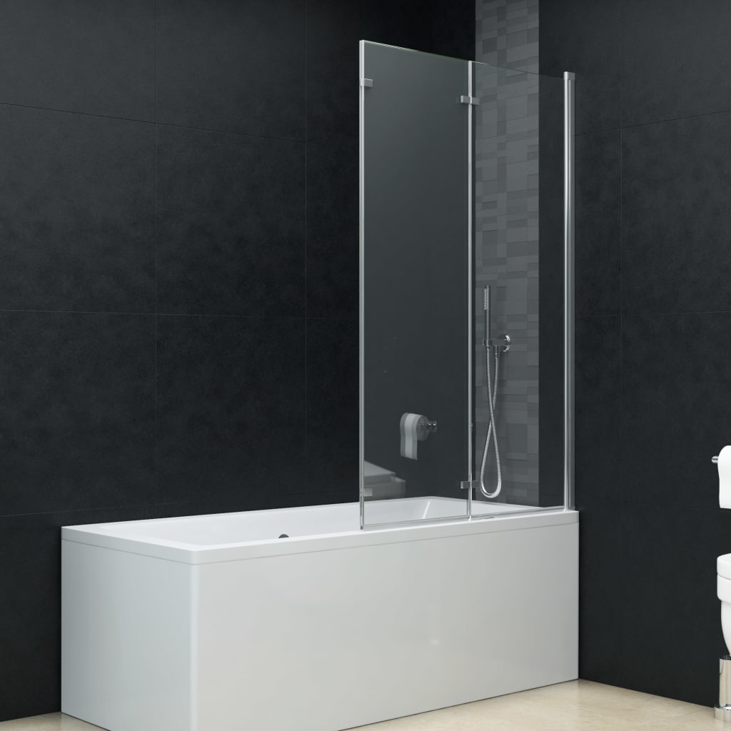 Cabina de dus pliabila, 3 panouri, 130 x 138 cm, ESG, Elegant si usor ...