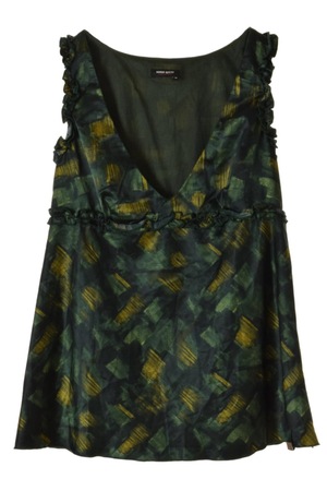 Top dama fara maneci, Miss Sixty, Poliester/Poliamida, Verde, S - eMAG.ro