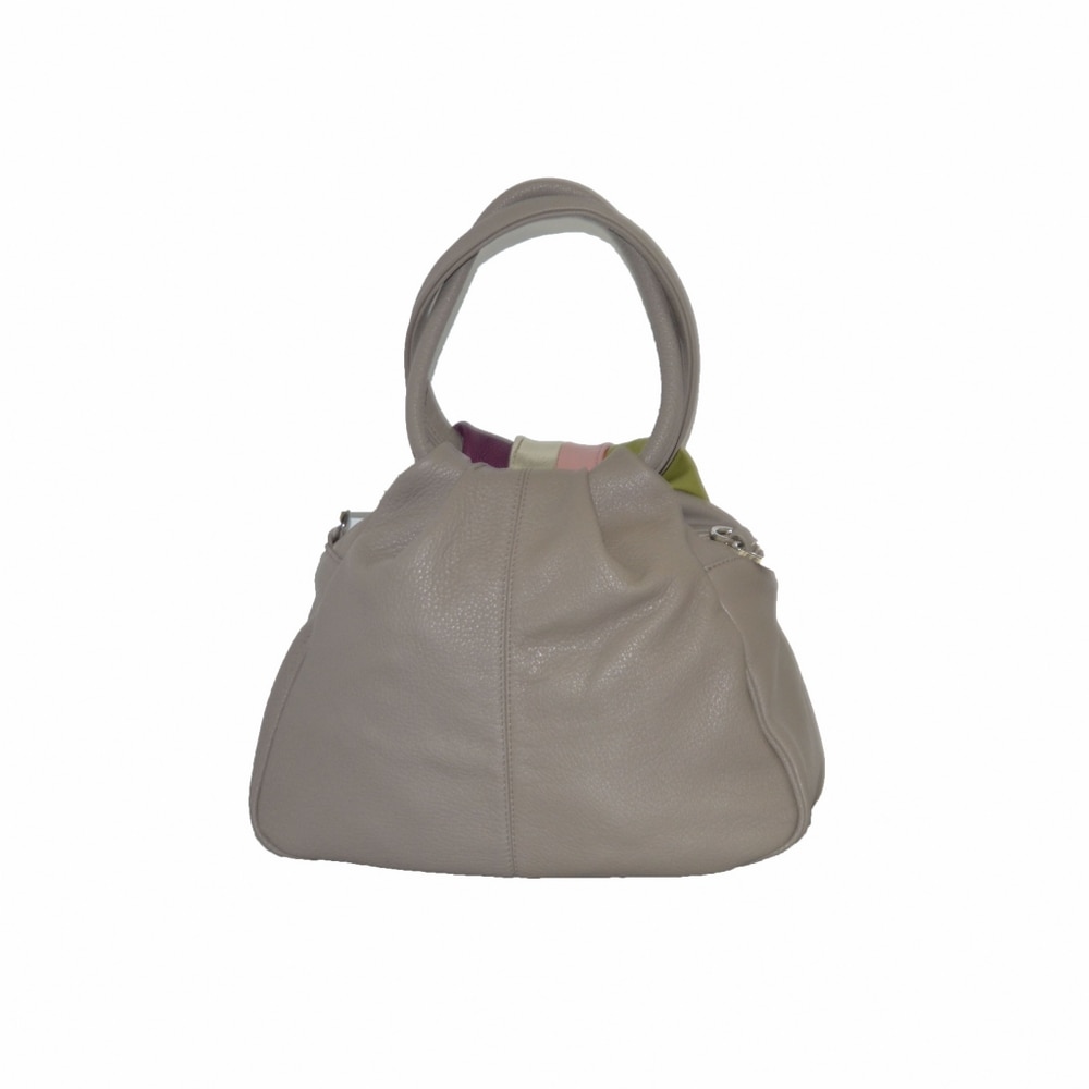 Geanta dama,Zea,piele bej,colorata - eMAG.ro