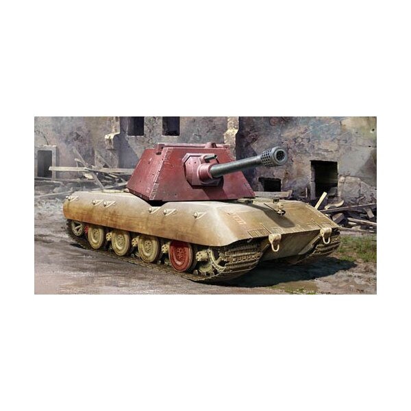 Macheta Militara Trumpeter German E-100 Heavy tank Krupp Turret 1:35 ...