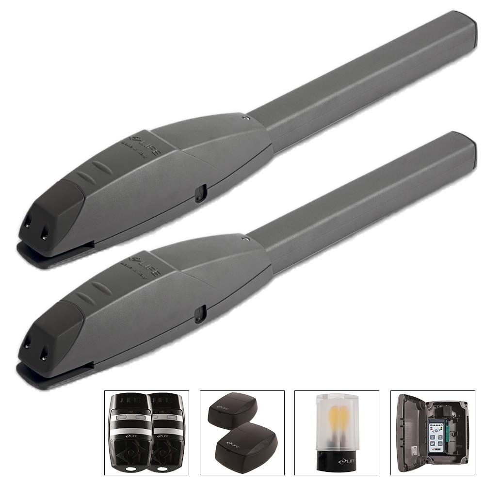 Kit automatizare poarta batanta 3 m, Life, Optimo 3 Skyline - eMAG.ro