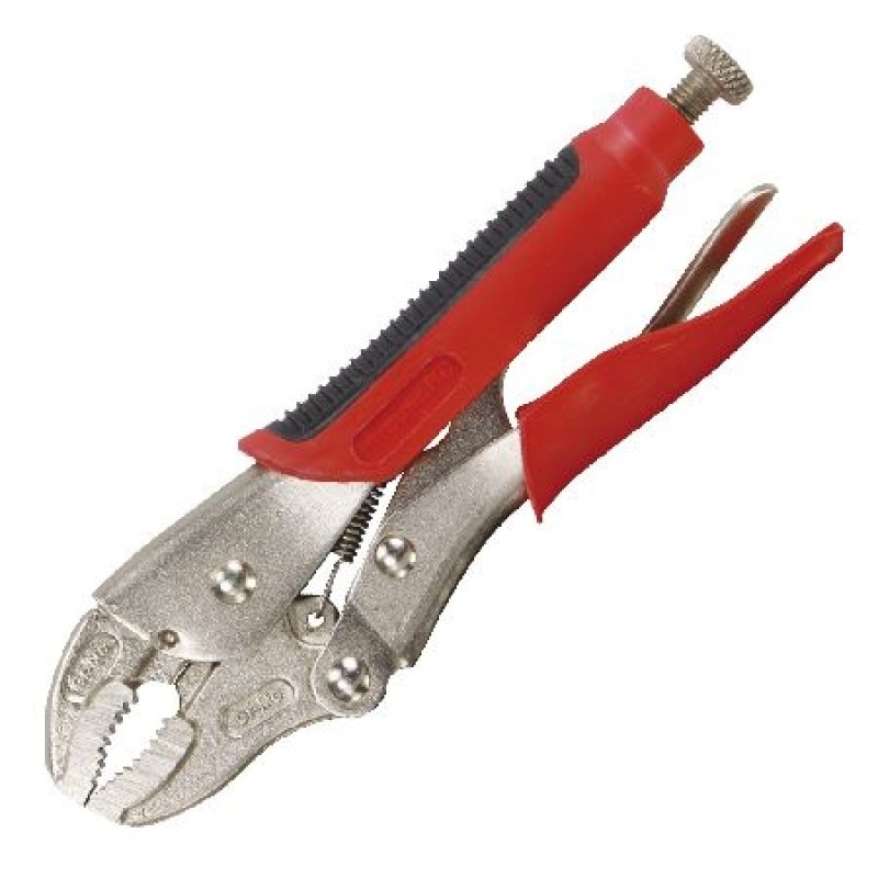 Cleste blocare Proline HD, maner bimaterial, 240 mm, cioc curbat - eMAG.ro