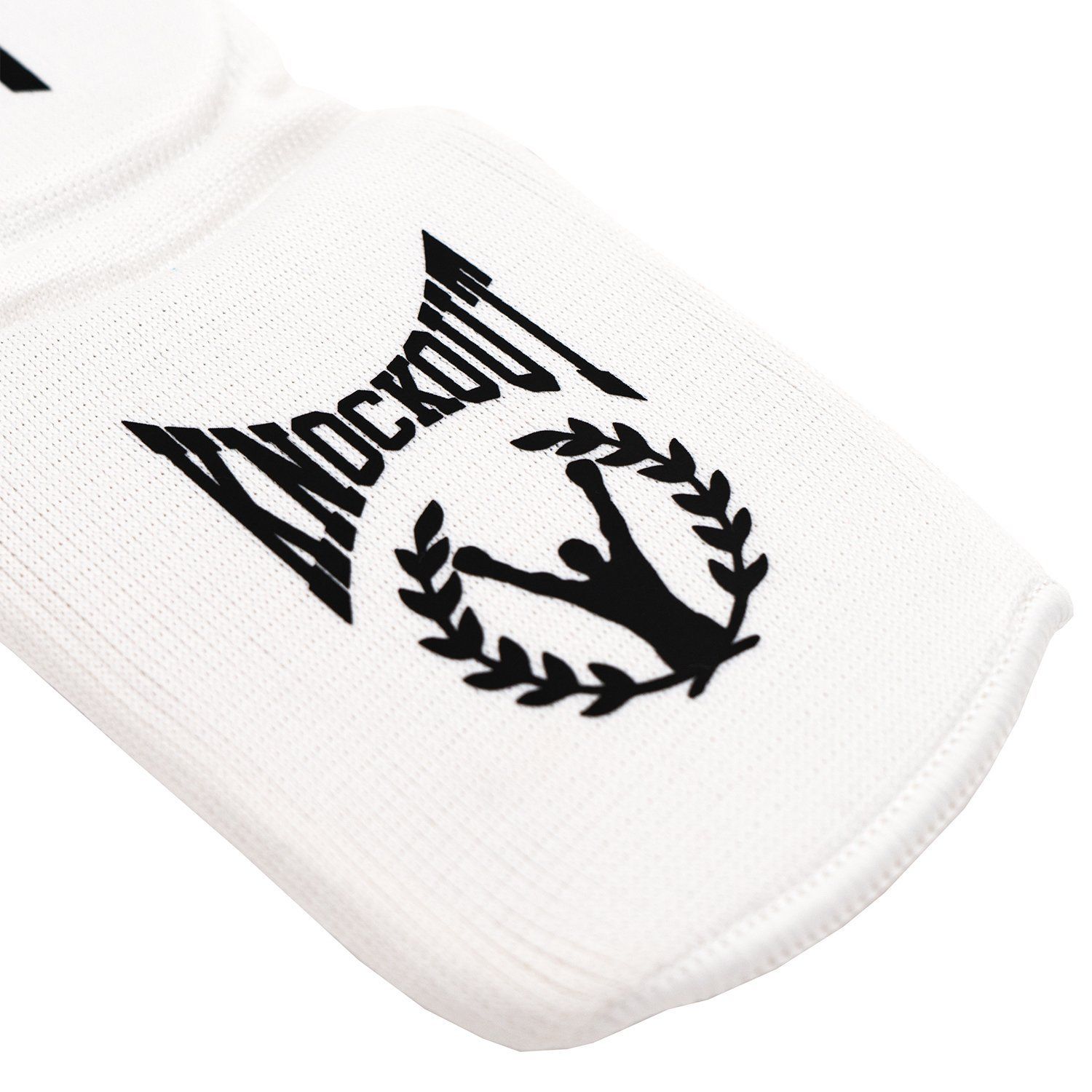 Tibiere Kickbox Ciorap Knockout - L, Alb - eMAG.ro