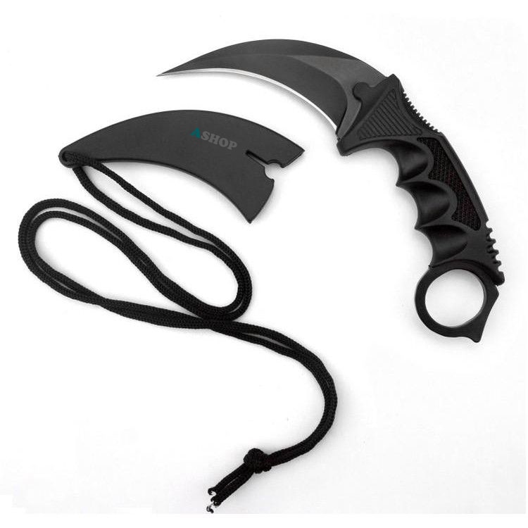 Cutit Karambit CS:GO, Negru ASHOP - eMAG.ro