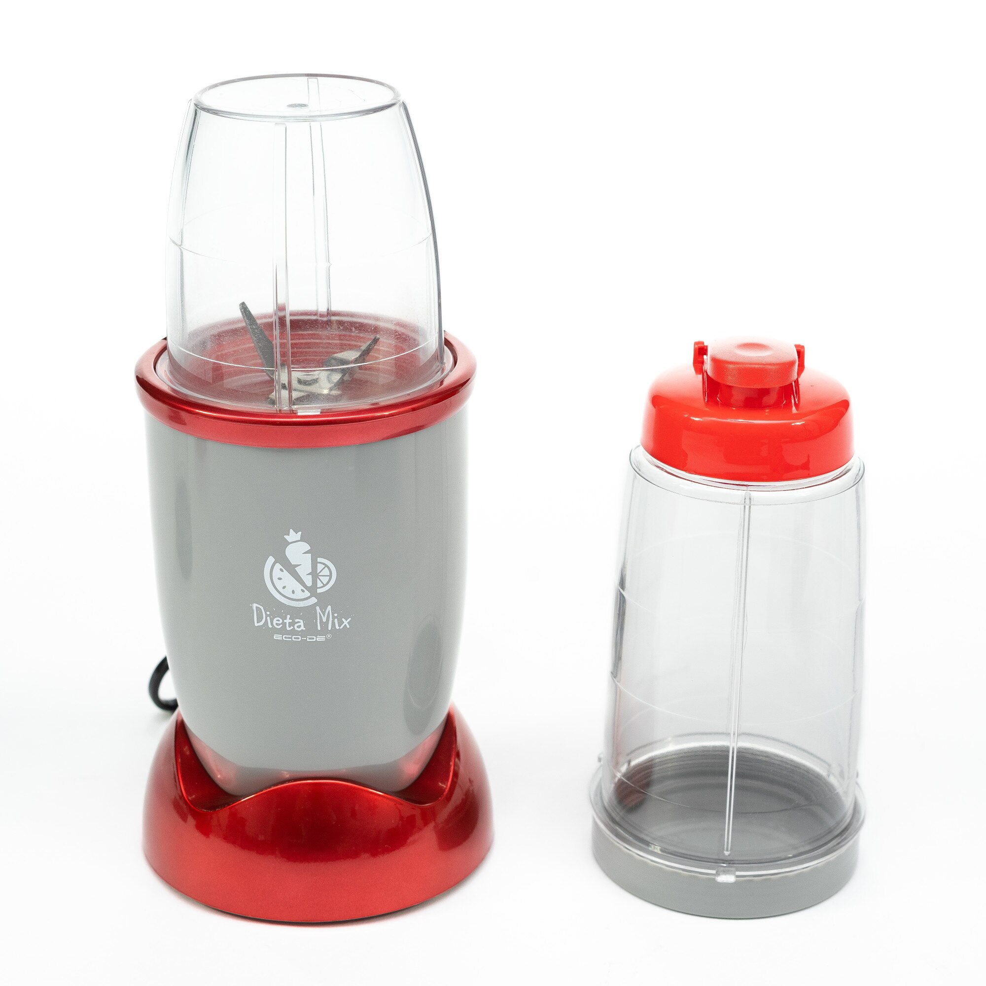 Blender, ECO-DE, Dieta-Mix, rosu, 218W - eMAG.ro