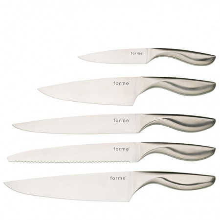 Set cutite cu suport Richardson Sheffield, 5 piese, Forme - eMAG.ro