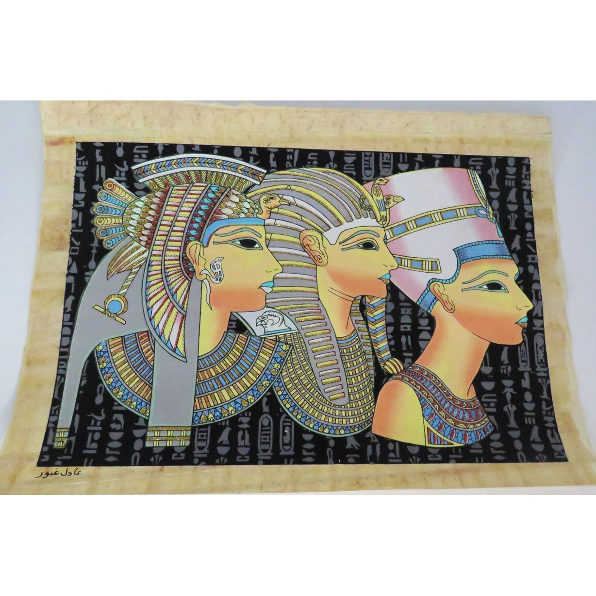 Imagine de perete 42/32cm, dualwiew, tablou stil egiptean, pictat ...