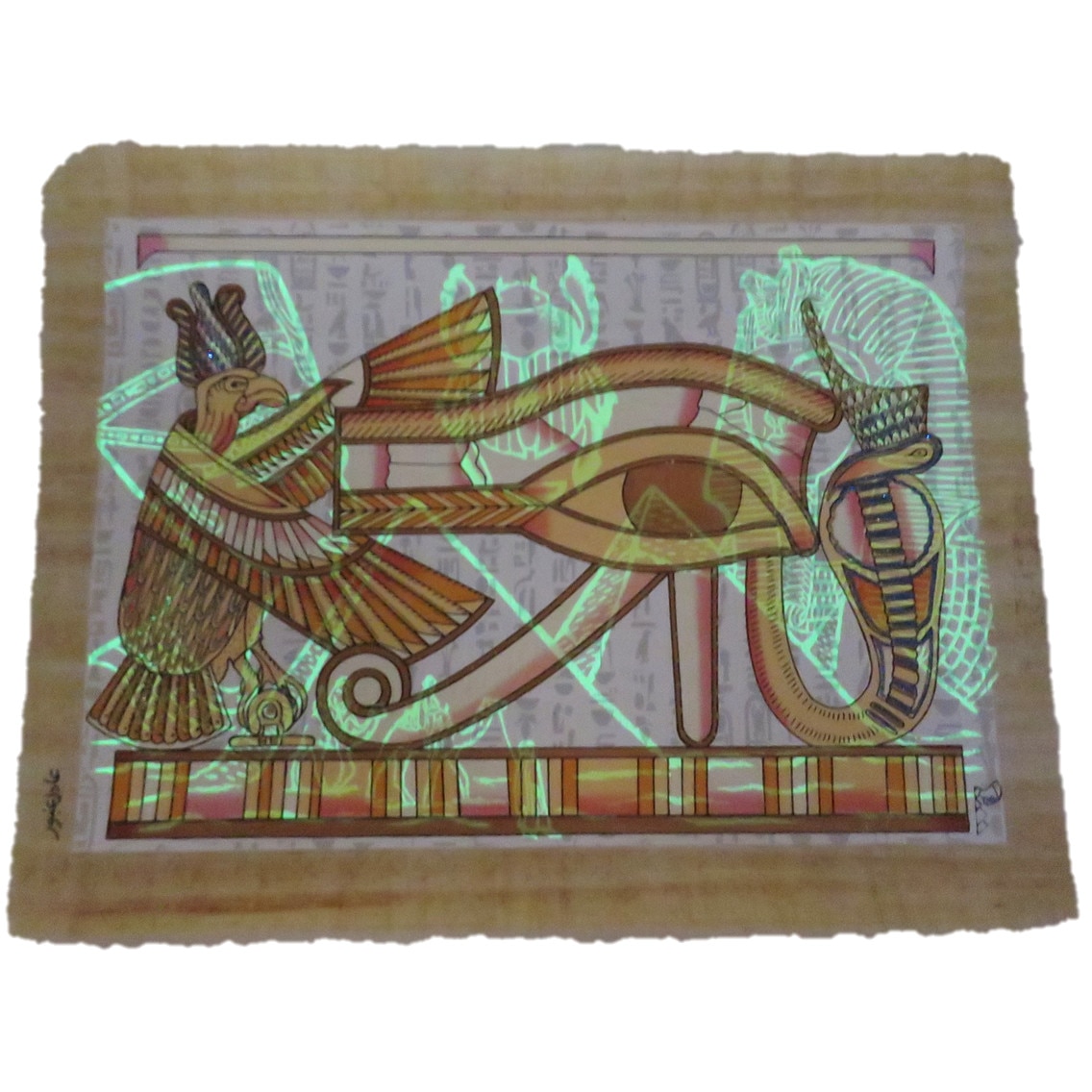 Imagine de perete 33/23cm, dualwiew, tablou stil egiptean, pictat ...