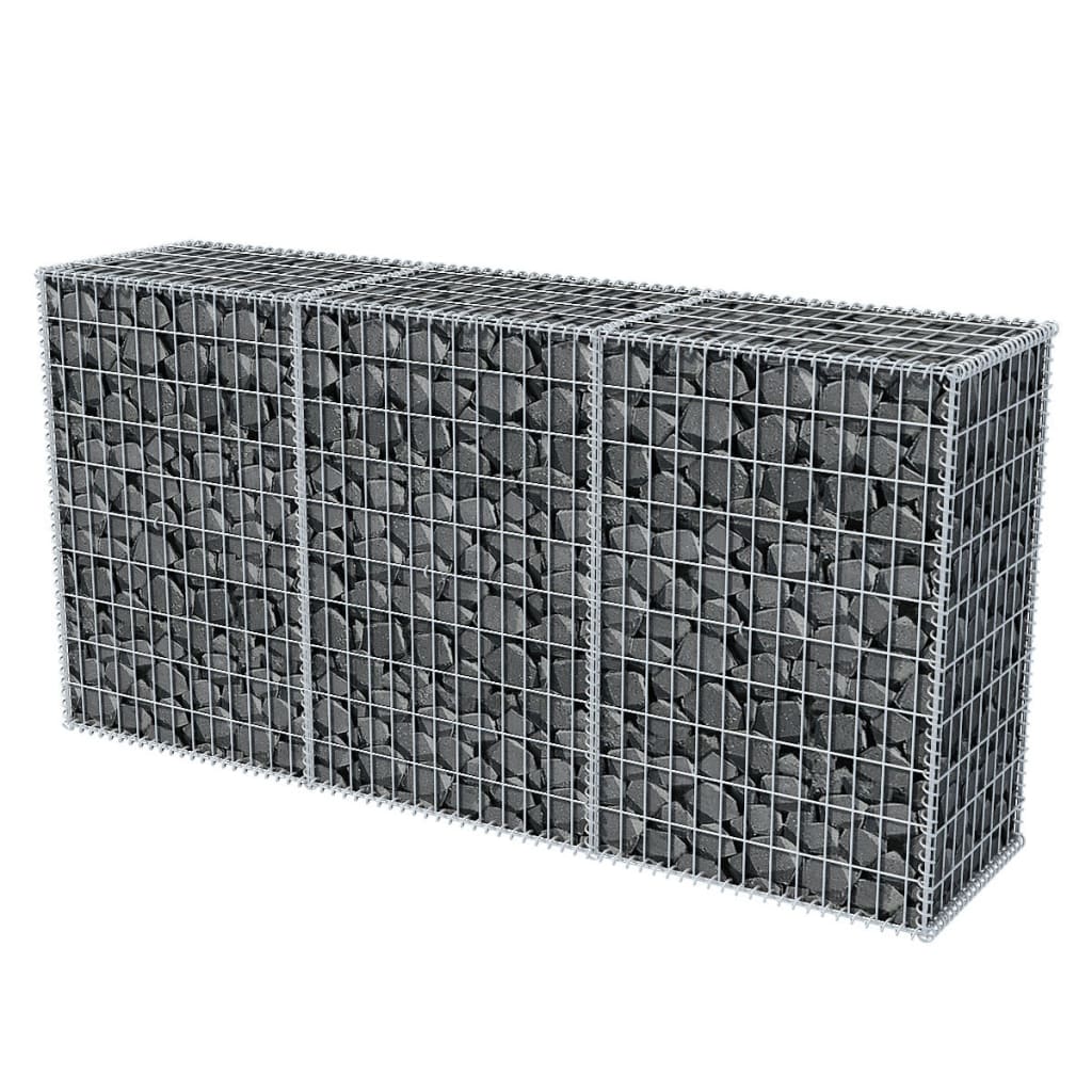 Cos gabion, 200 x 50 x 100 cm, otel galvanizat - eMAG.ro