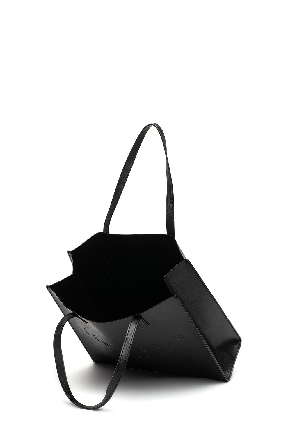 Ted Baker, Geanta shopper de piele ecologica Soocon, Negru - eMAG.ro