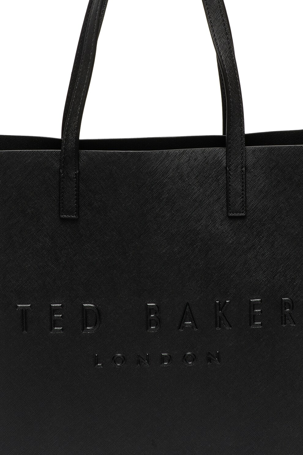 Ted Baker, Geanta shopper de piele ecologica Soocon, Negru - eMAG.ro