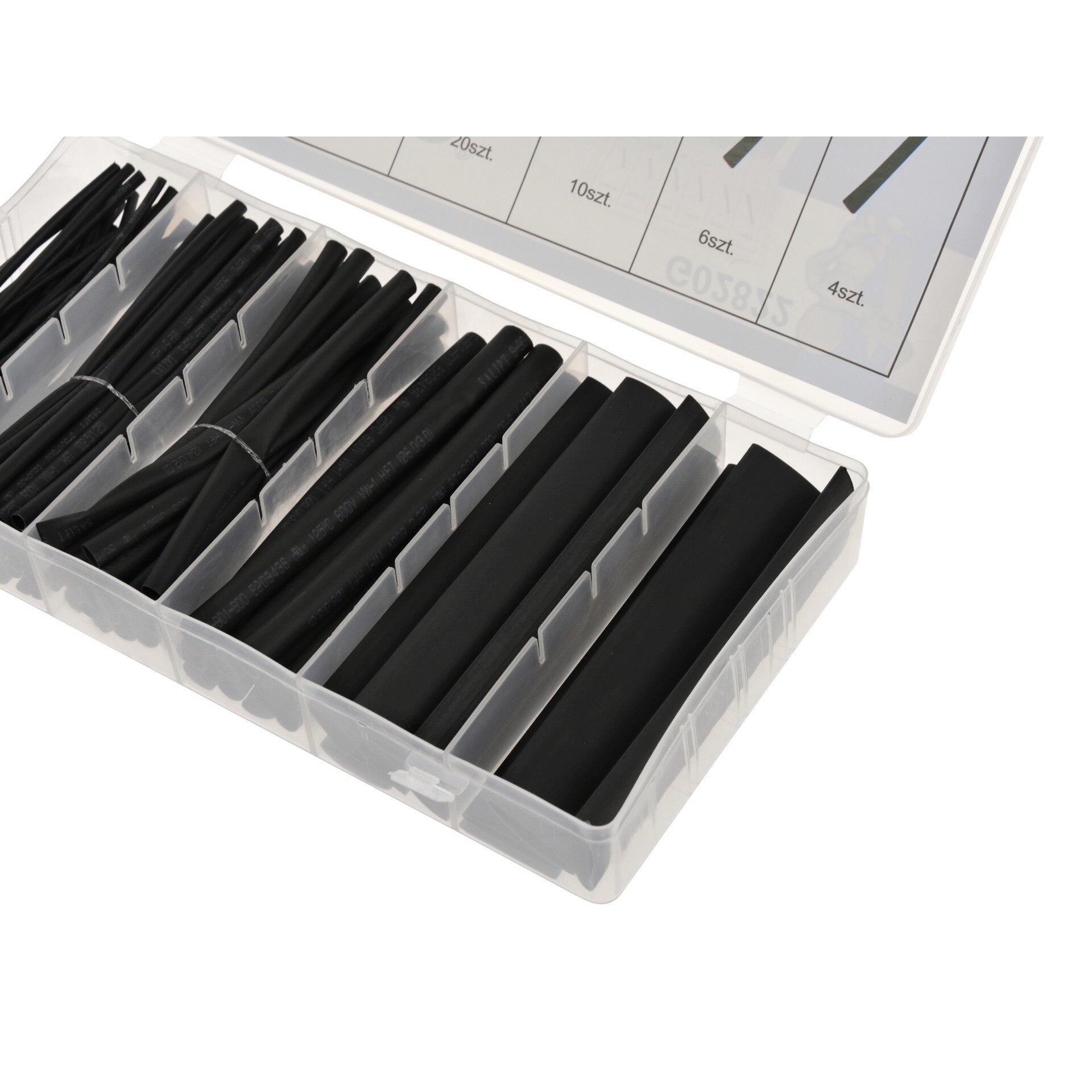 Set de tuburi termocontractabile 100 bucati, GEKO G02822 - eMAG.ro