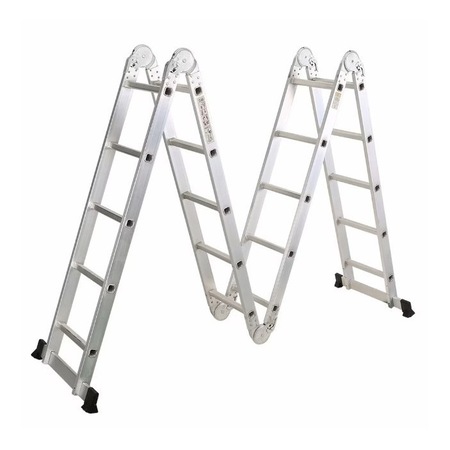 Scara Multifunctionala Aluminiu 4x5 trepte, Profesionala - eMAG.ro