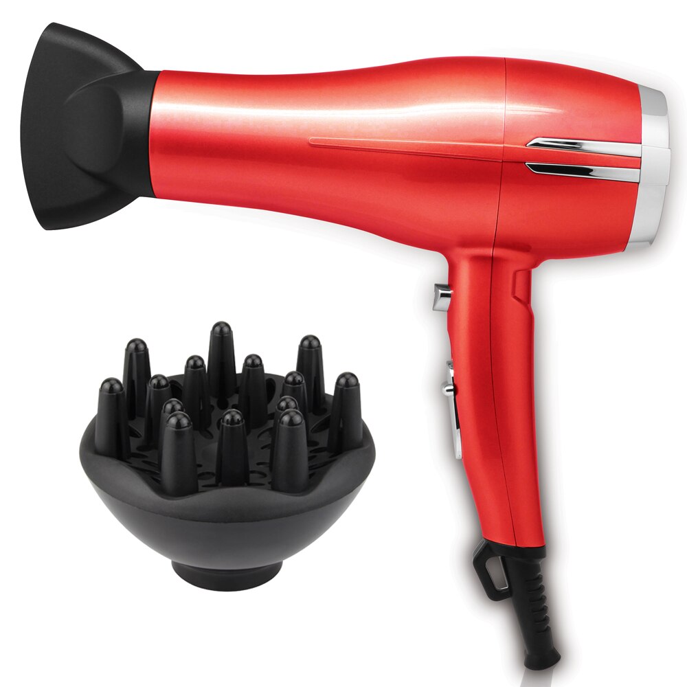 Uscator de par cu Difuzor, Sapir, 2300 W, 3 trepte de temperatura, Rosu ...