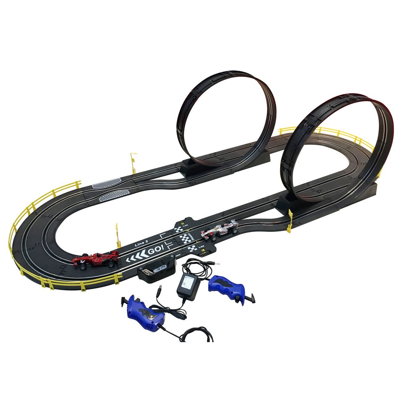 Masini de Formula 1 cu pista de viteza, pentru copii, 1 pista + 2 ...