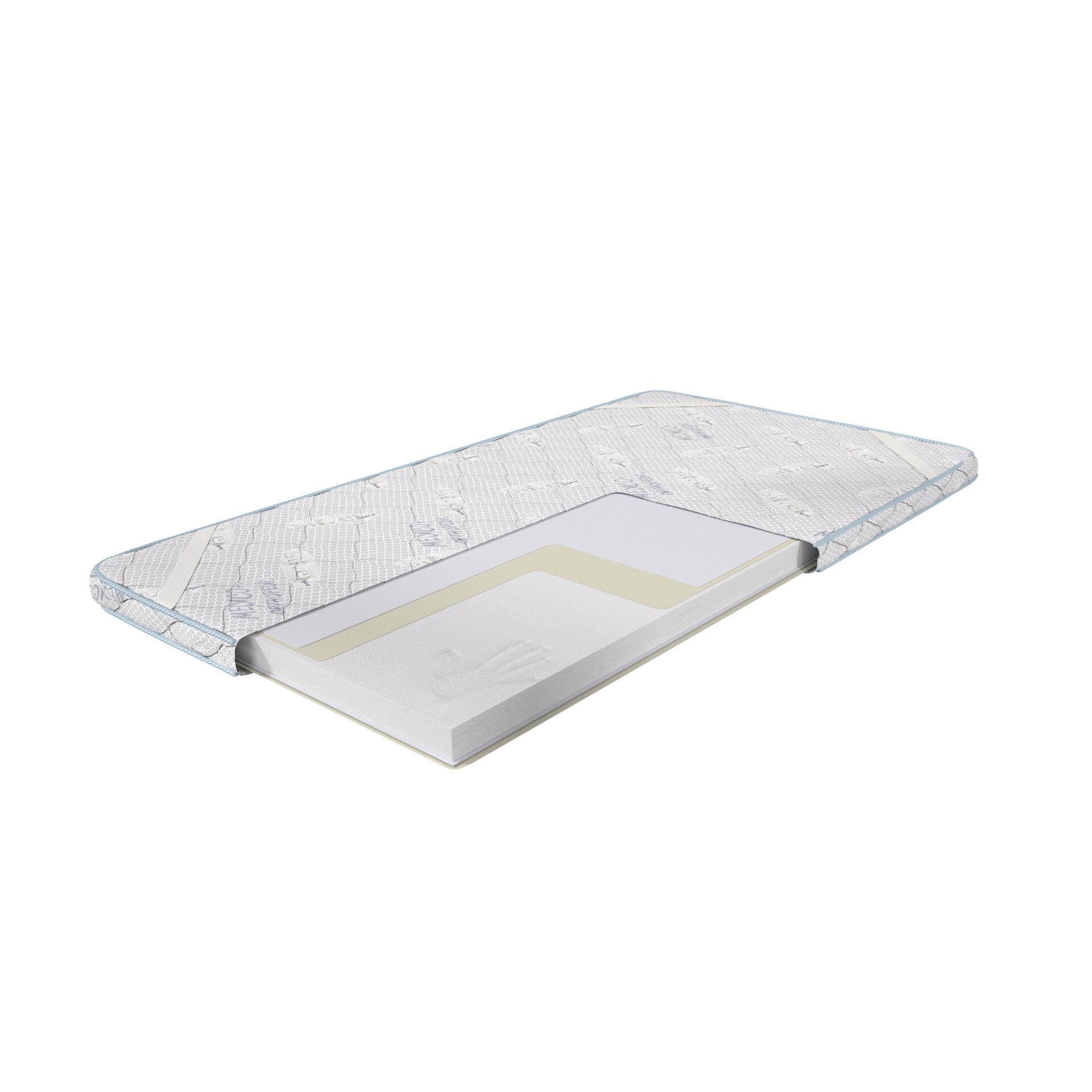 Топ матрак със Сребърни йони Medico Plus Silver Care Memory двулицев ...