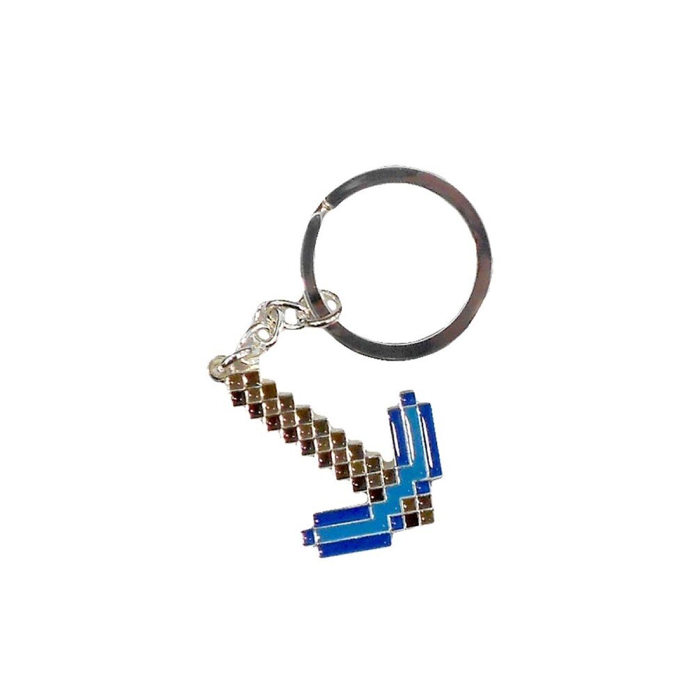 Breloc metalic Minecraft Diamond Pickaxe 4 cm - eMAG.ro