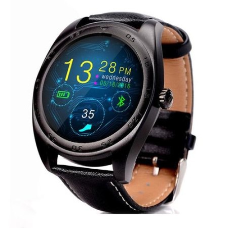 Ceas Smartwatch Exclusive Jazz Black Metalic K89 Monitorizare Puls ...