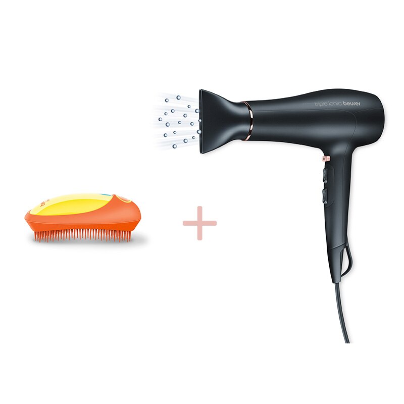 Beurer HC 25 hajszárító + Beurer HT 10 ionos bontókefe - eMAG.hu