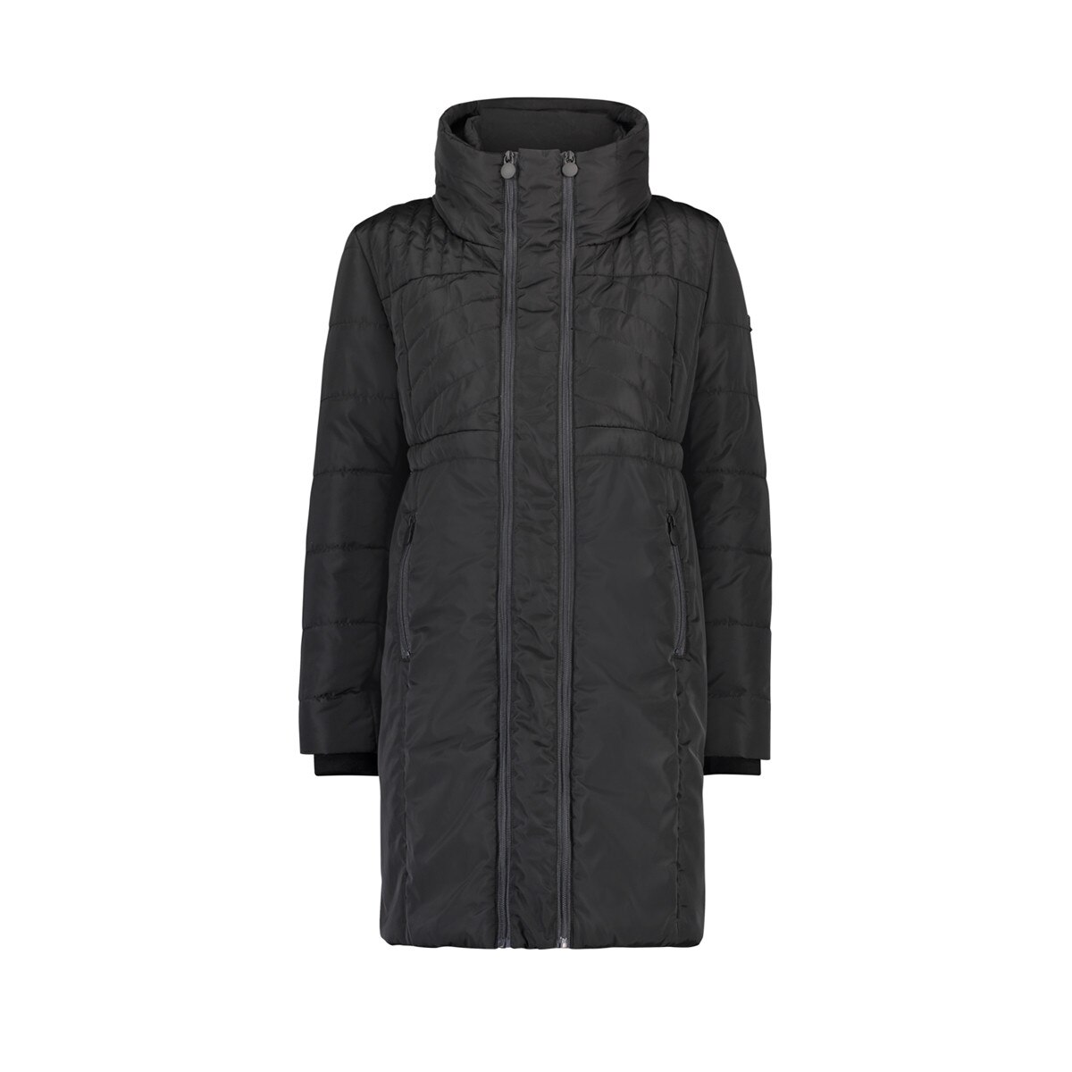 Geaca pentru gravide, Esprit, lunga, neagra, 38 EU - eMAG.ro