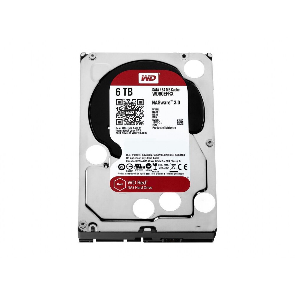HDD WD RED, 6000 GB 5400rpm 64MB SATA 3 WD60EFRX - eMAG.ro
