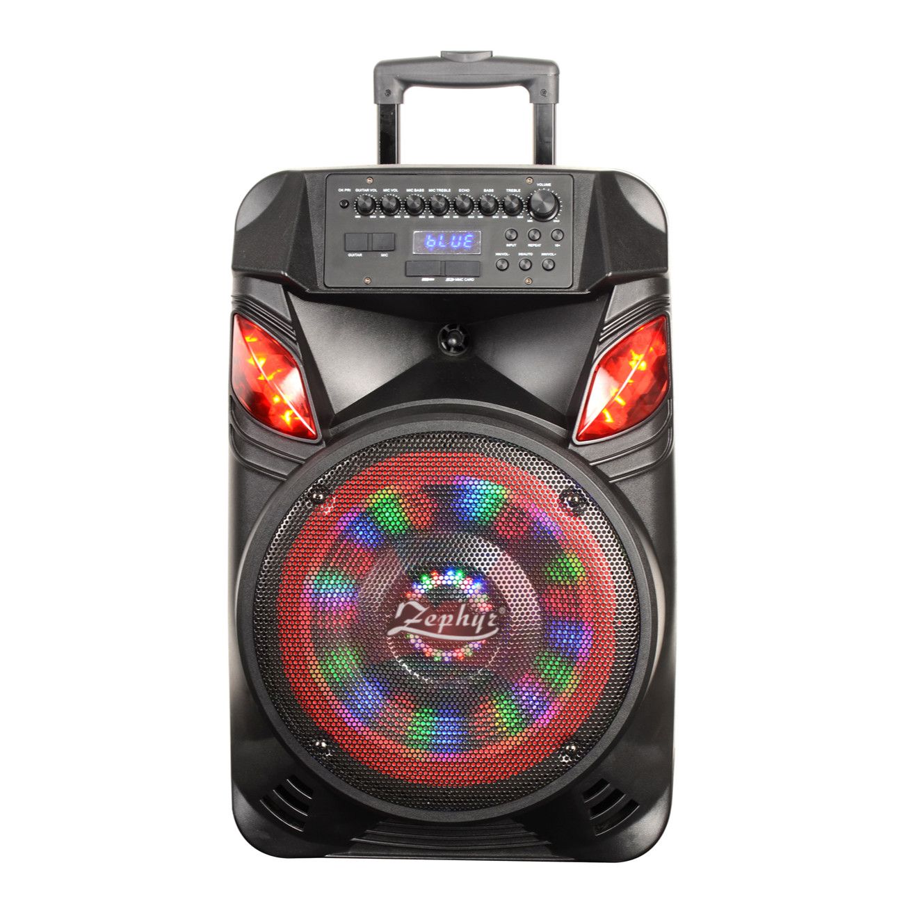 Boxa Karaoke Zephyr, 12 inch, 300W, Bluetooth, 2 Microfoane Wireles ...
