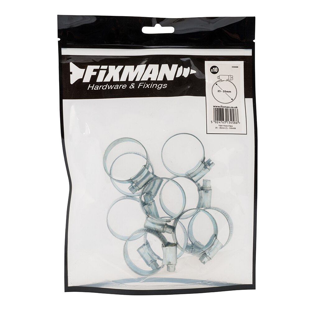 Set 10 coliere metalice profesionale, 10-16mm, Fixman - eMAG.ro