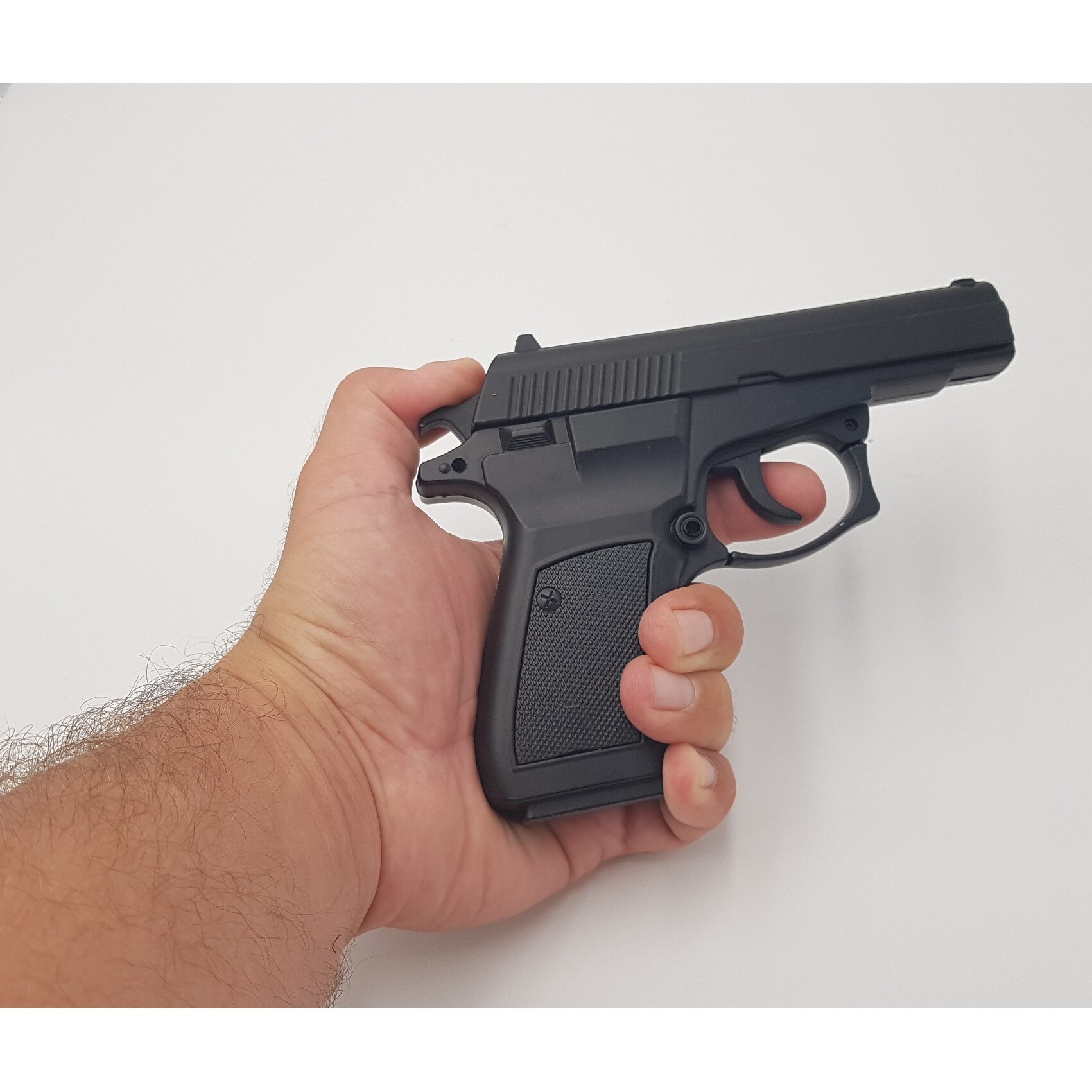 Bricheta pistol anti-vant tip revolver, arma CZ 83 calibru 7.65mm ...