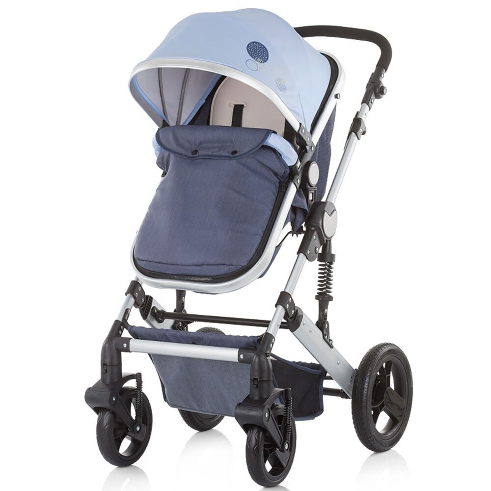 Carucior 2 in 1, Cadru de aluminiu usor-Albastru - eMAG.ro