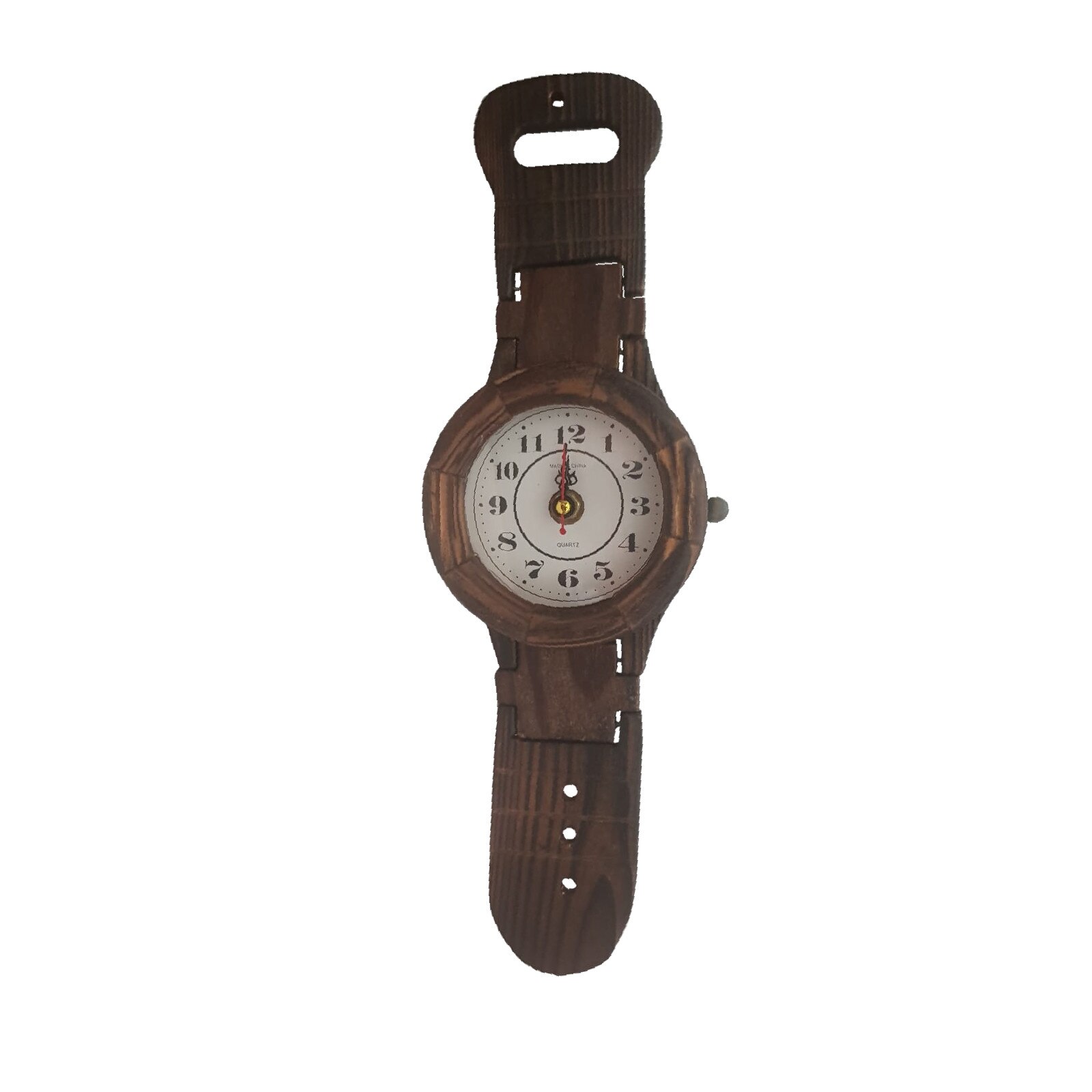 Ceas, Art, din lemn, model rustic 35x11 cm - eMAG.ro