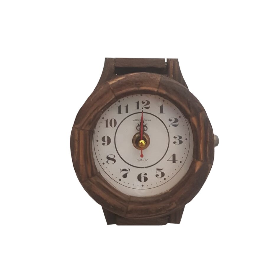 Ceas, Art, din lemn, model rustic 35x11 cm - eMAG.ro