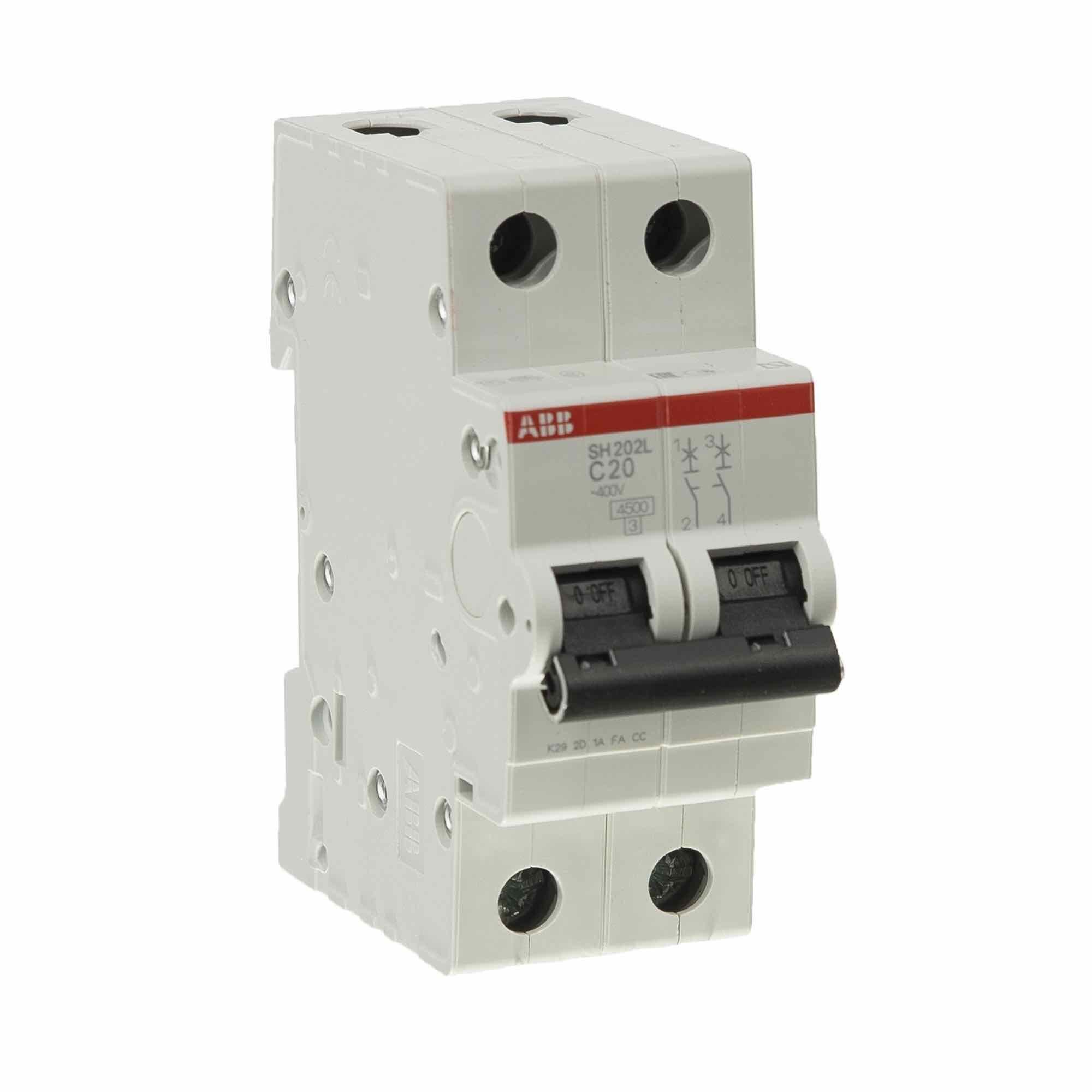 Disjunctor bipolar 20A ABB - eMAG.ro