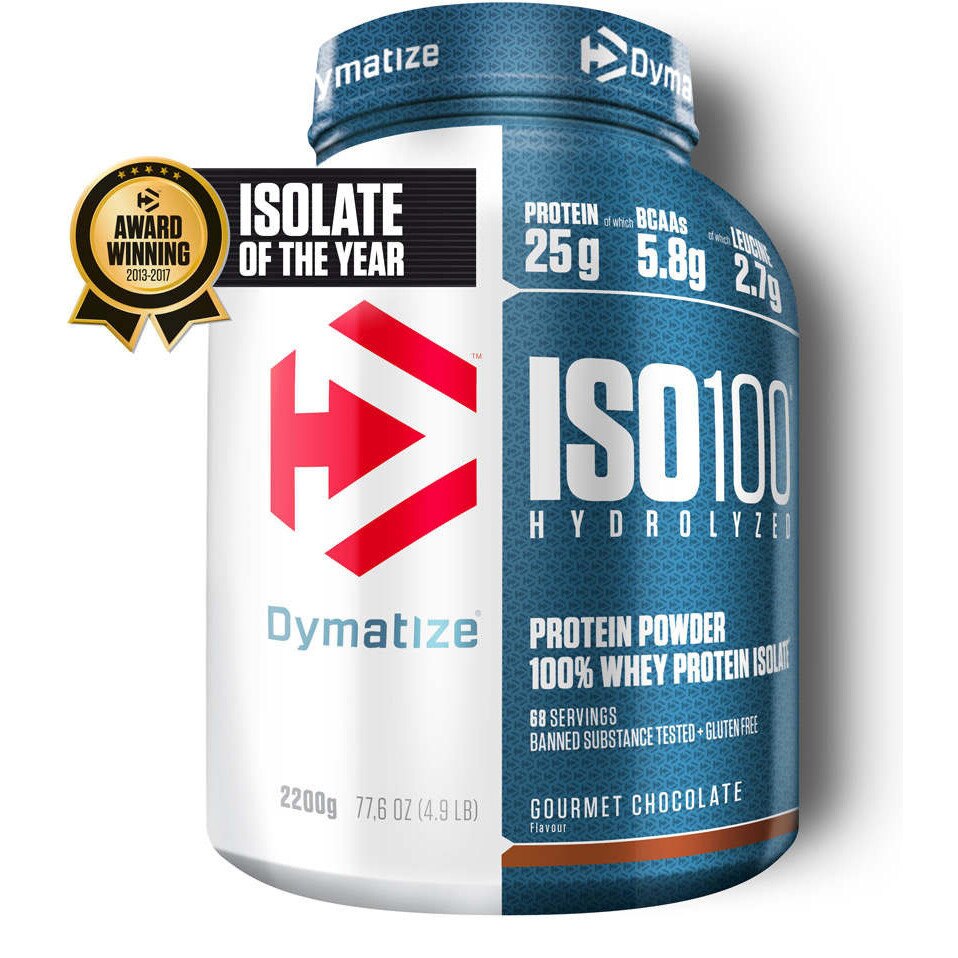 Протеин изолат Dymatize iso 100, 2,2 кг, Шоколад - eMAG.bg