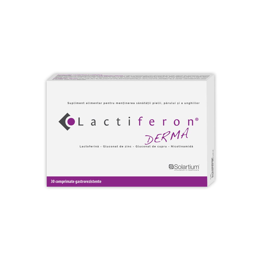 Solartium, Lactiferon Derma, 30 tabletta - eMAG.hu