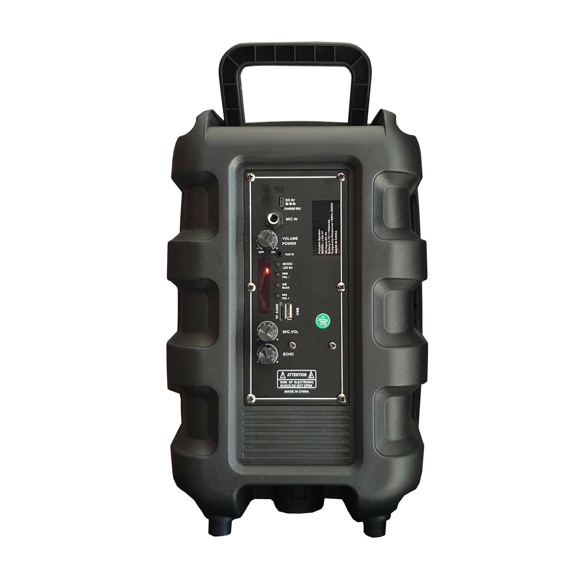 Boxa Activa Cu Statie Tip Troller Super Style cu Bluetooth, Radio FM ...