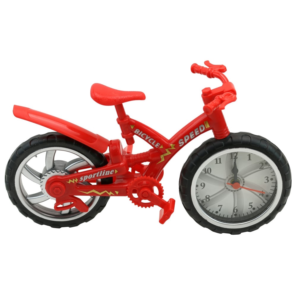 Ceas de masa forma bicicleta, rosu - eMAG.ro