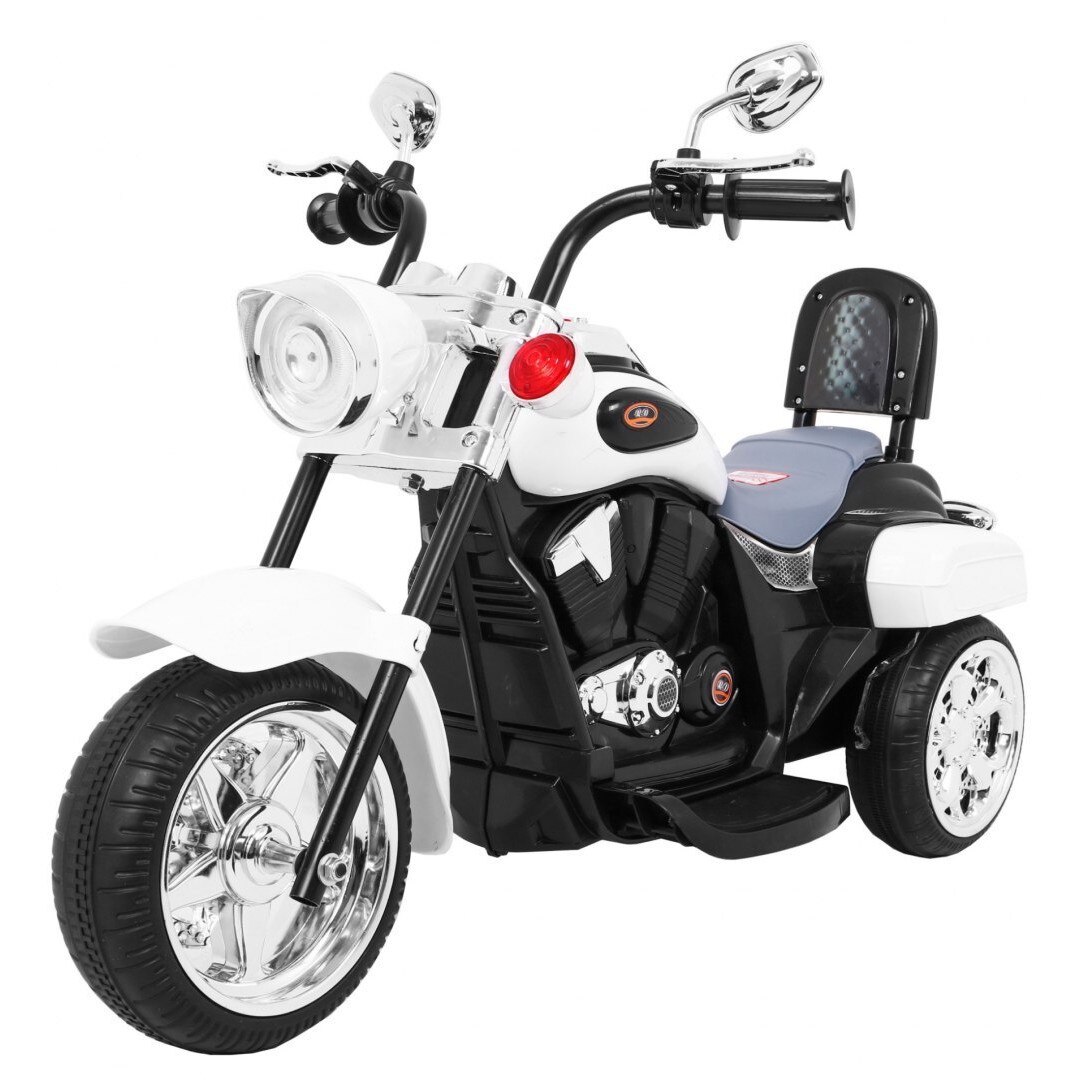 Motocicleta electrica Chopper, alb - eMAG.ro