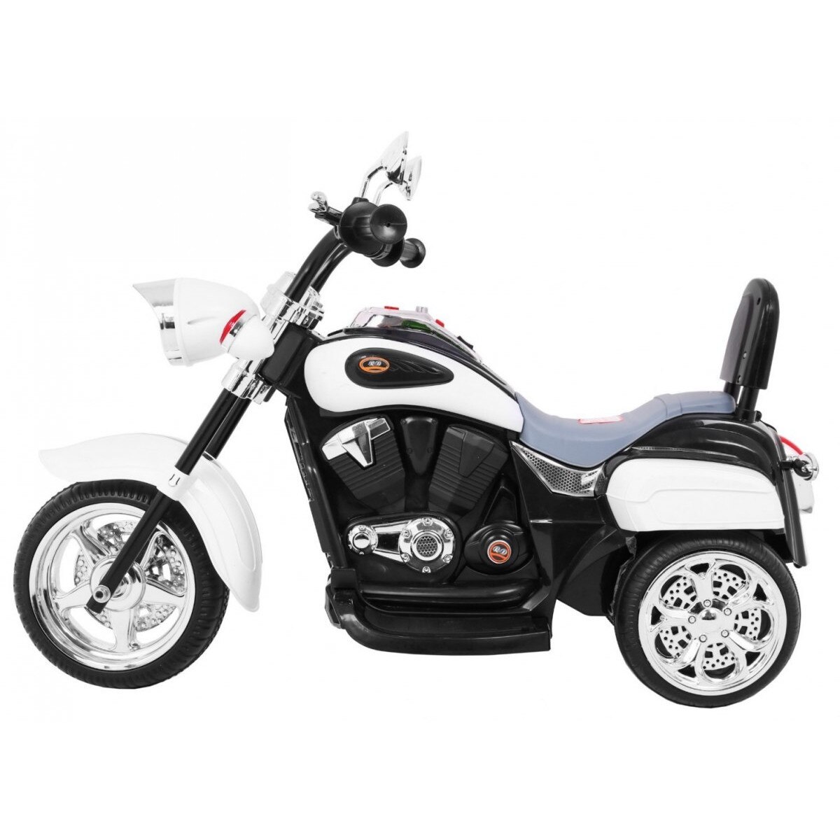 Motocicleta electrica Chopper, alb - eMAG.ro