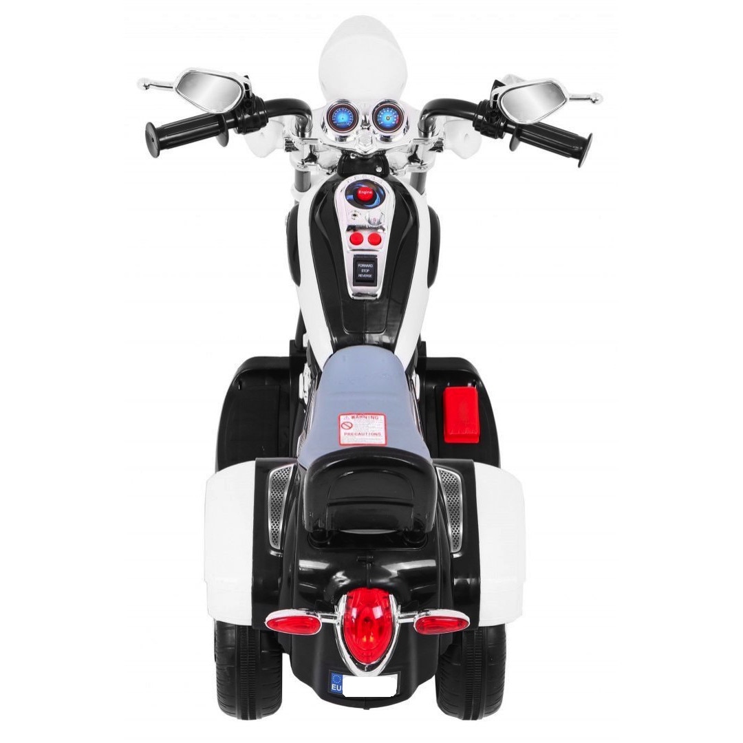 Motocicleta electrica Chopper, alb - eMAG.ro