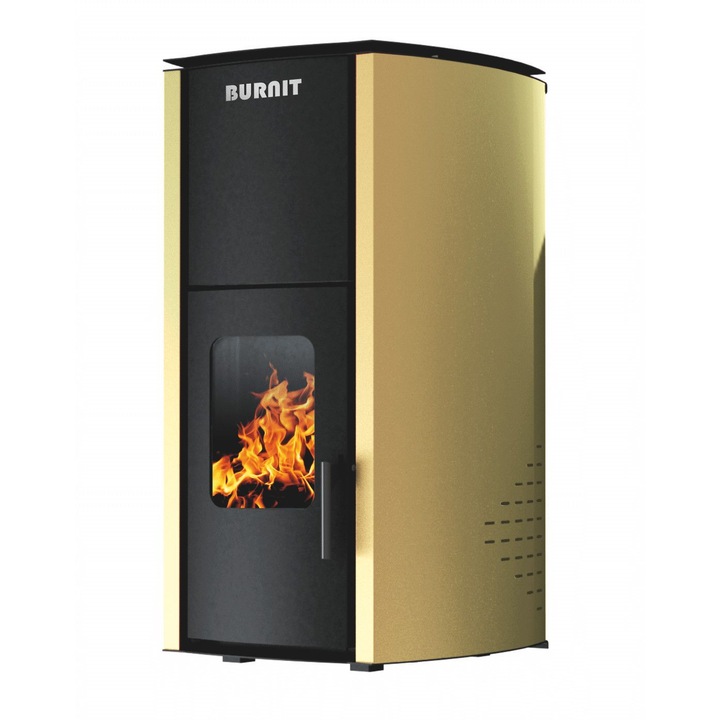 Centrala termosemineu pe peleti Burnit 25 kw, echipata cu pompa de circulatie, vas de expansiune ...