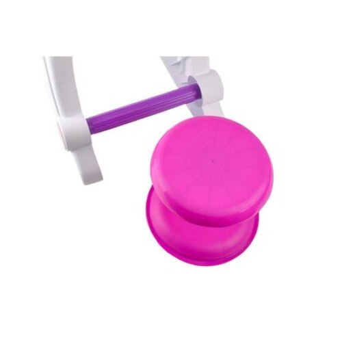 Pian interactiv cu microfon tobe si scaun Roz - eMAG.ro