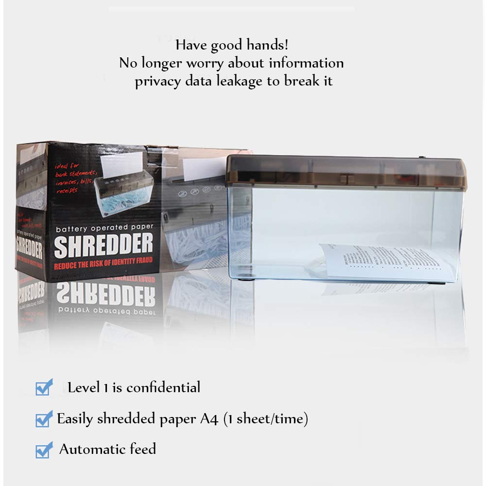 Distrugator documente electric AKU Shredder Tocator hartie alimentare ...