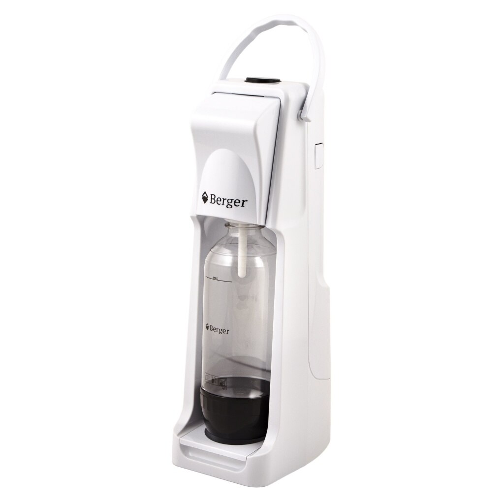 Sticla dozatoare pentru limonada + sifon + cartus CO2, Berger, Alb ...