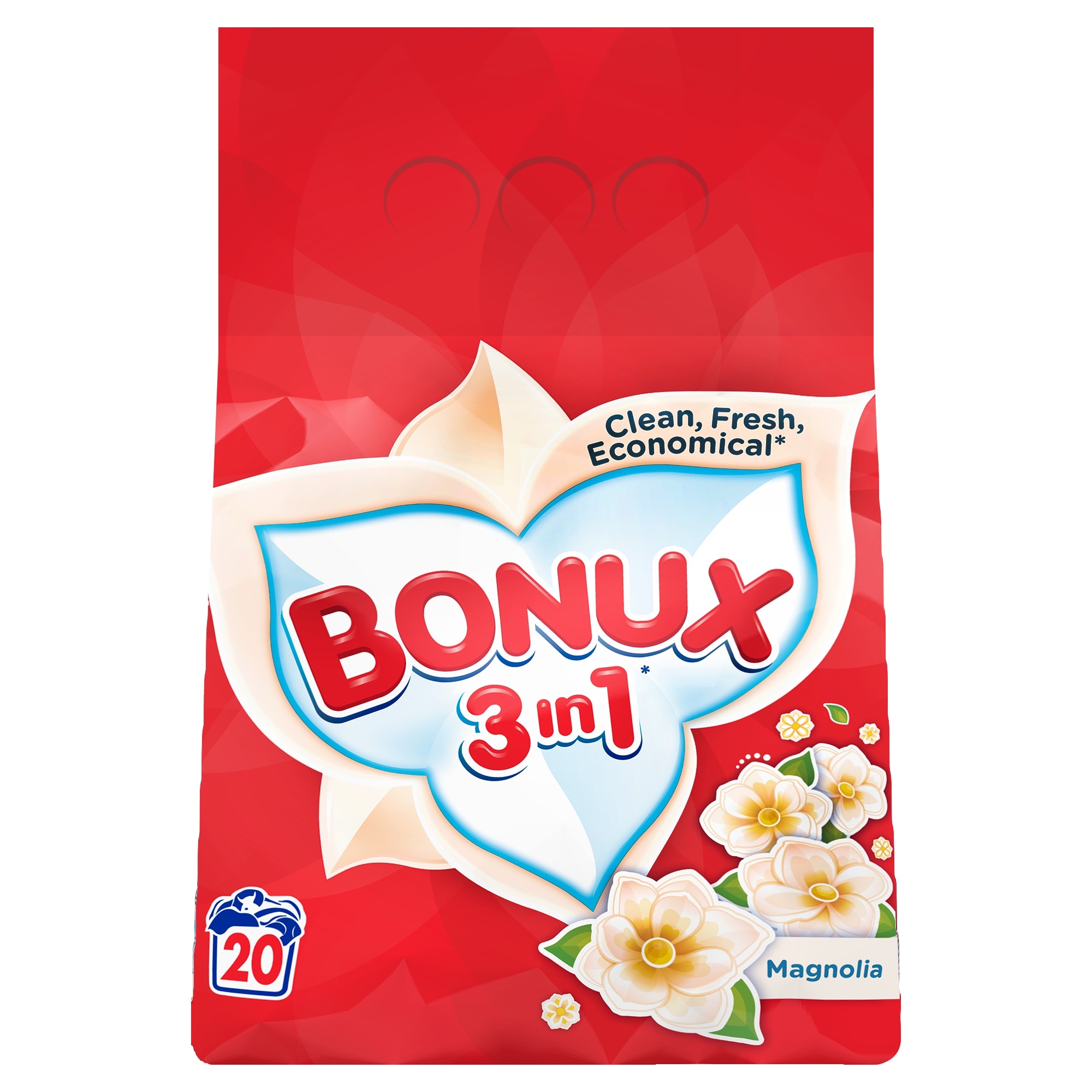 Bonux Magnolia mosószer, 20 mosás, 1.5 kg - eMAG.hu