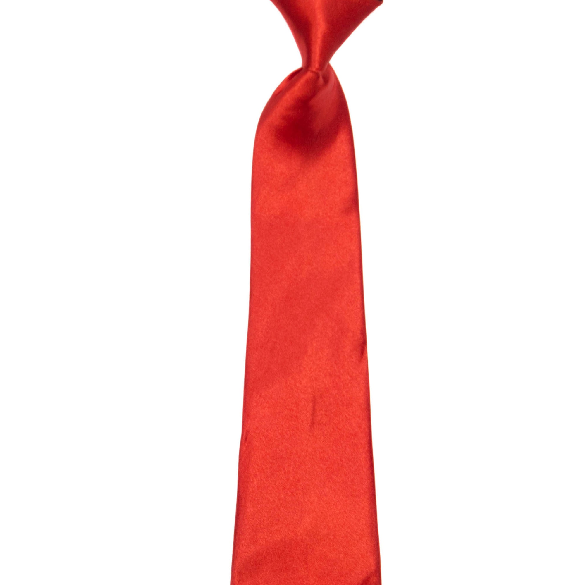 Cravata pentru copii, Buticcochet, Rosu din material sintetic, 28 cm ...