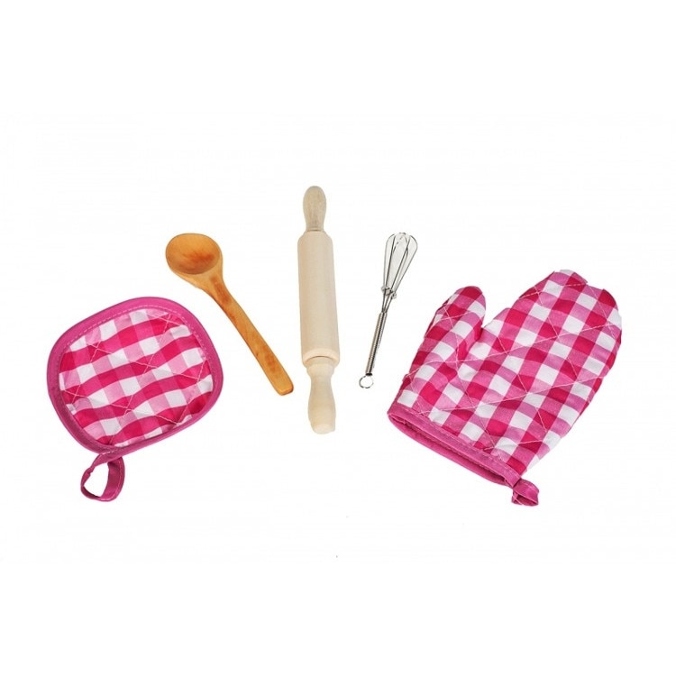 Sort si boneta de bucatarie pentru fete, Mal Play, cu accesorii de ...